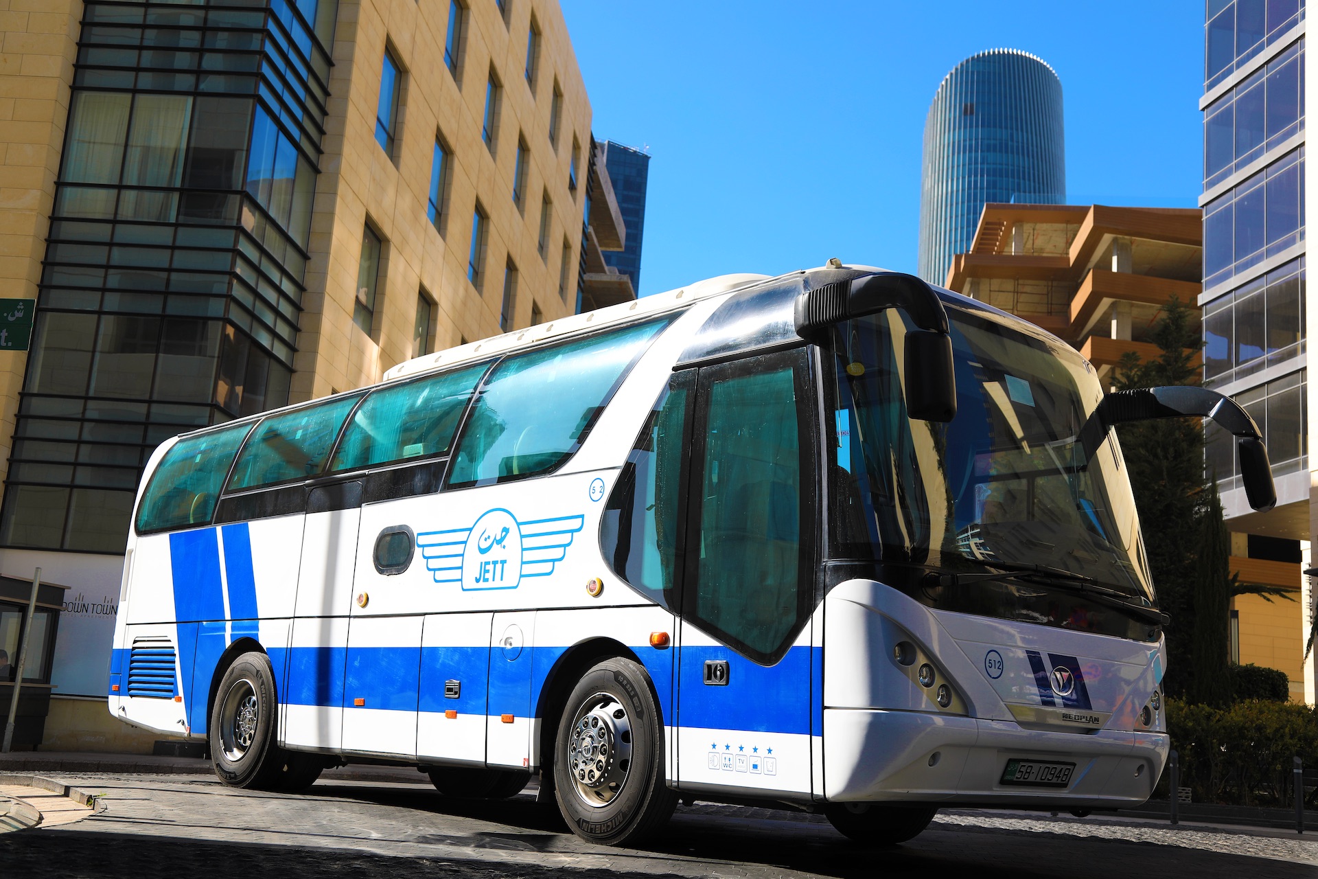 Amman to Aqaba by bus, flight from JOD 9.00